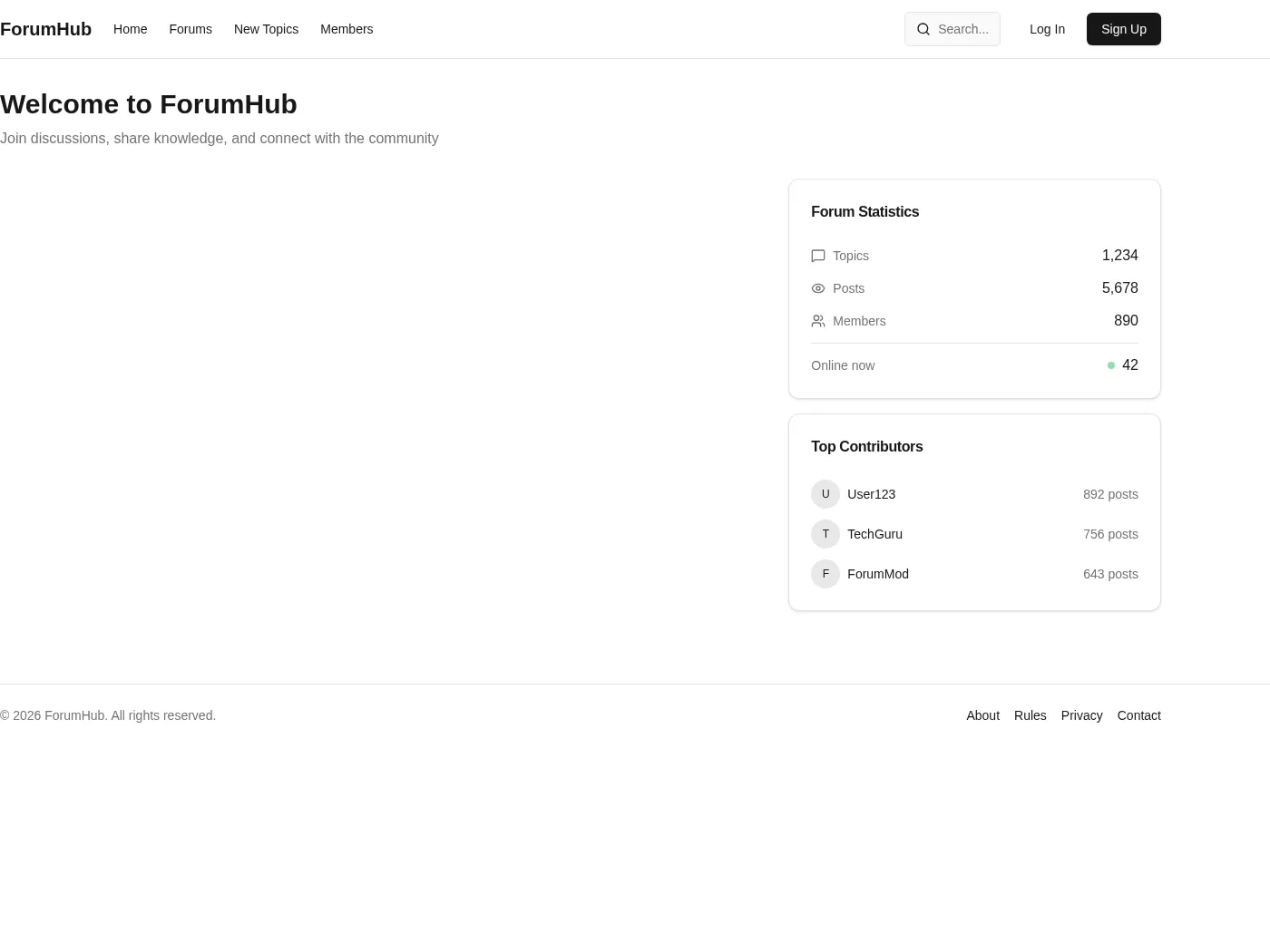 ForumHub