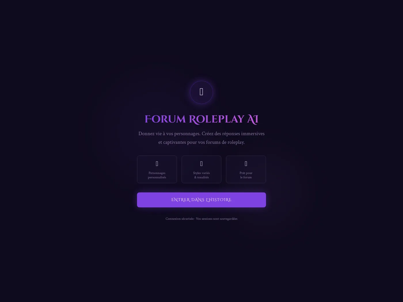 Forum Roleplay AI