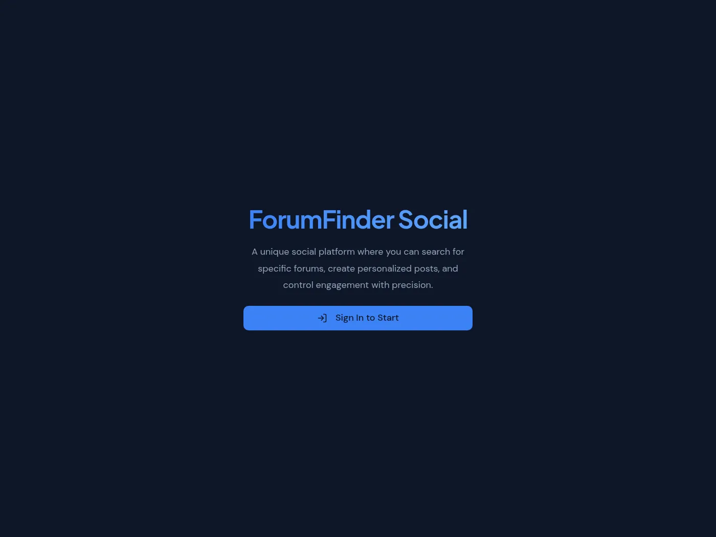 ForumFinder Social