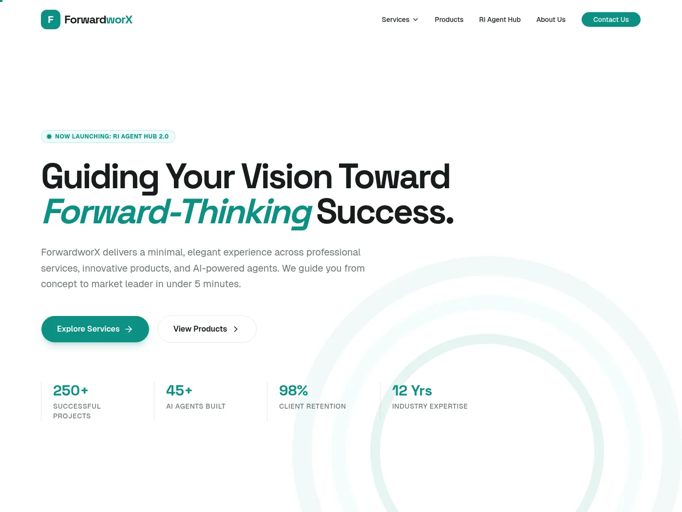ForwardworX Web Experience
