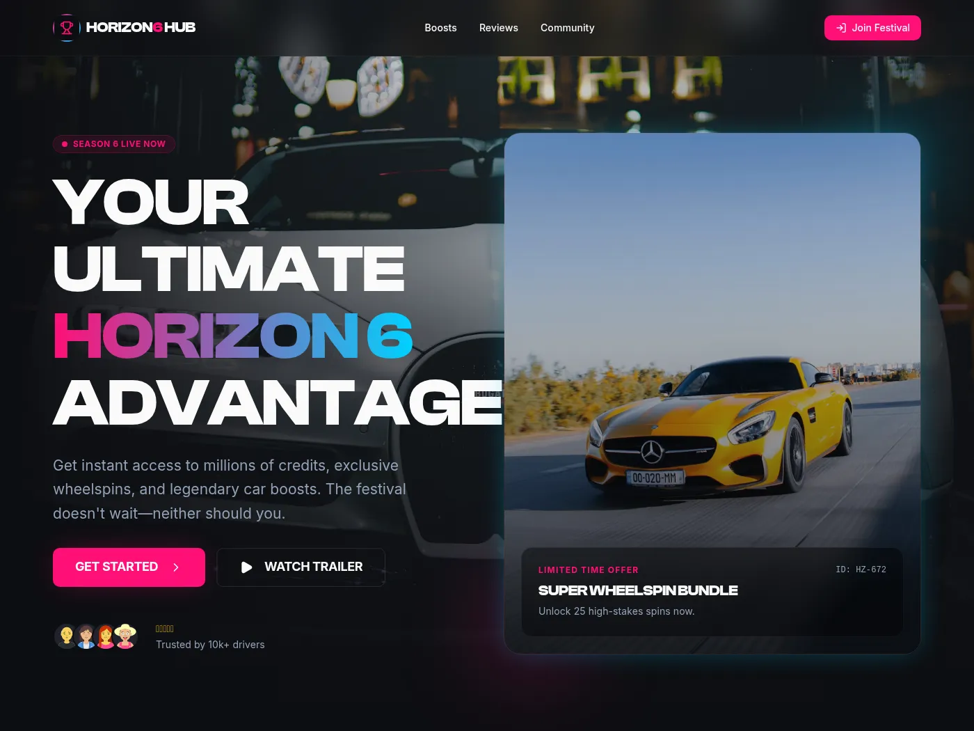 Forza Horizon Universe Hub