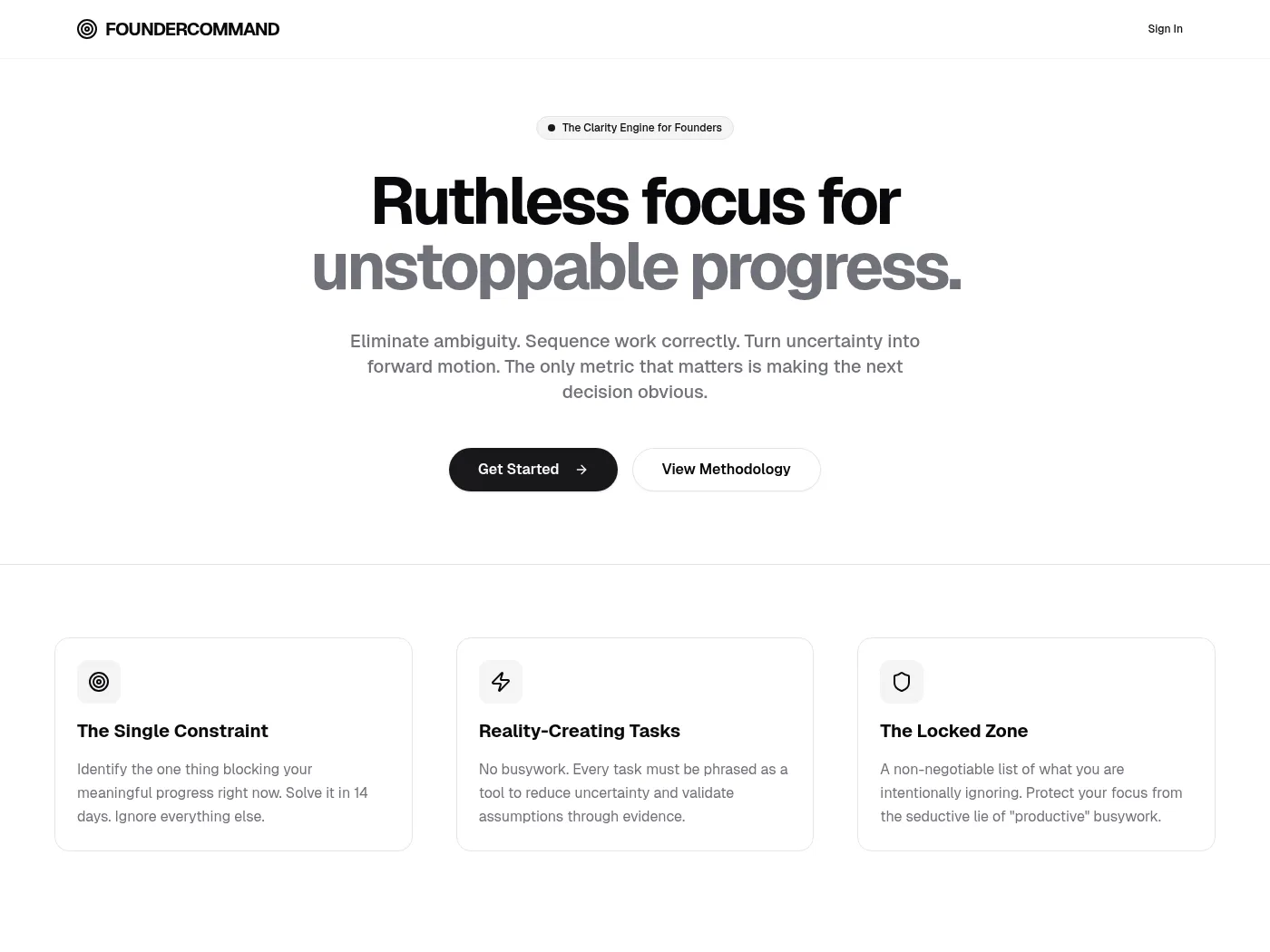 Founder Command Dashboard