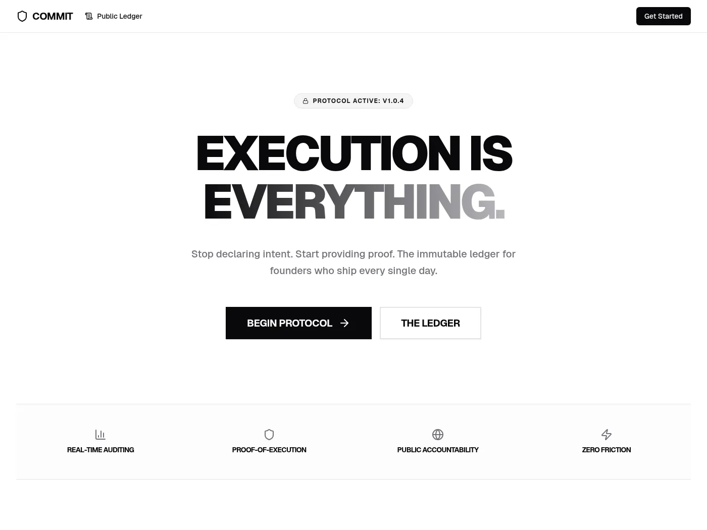 Founder Commit Tracker