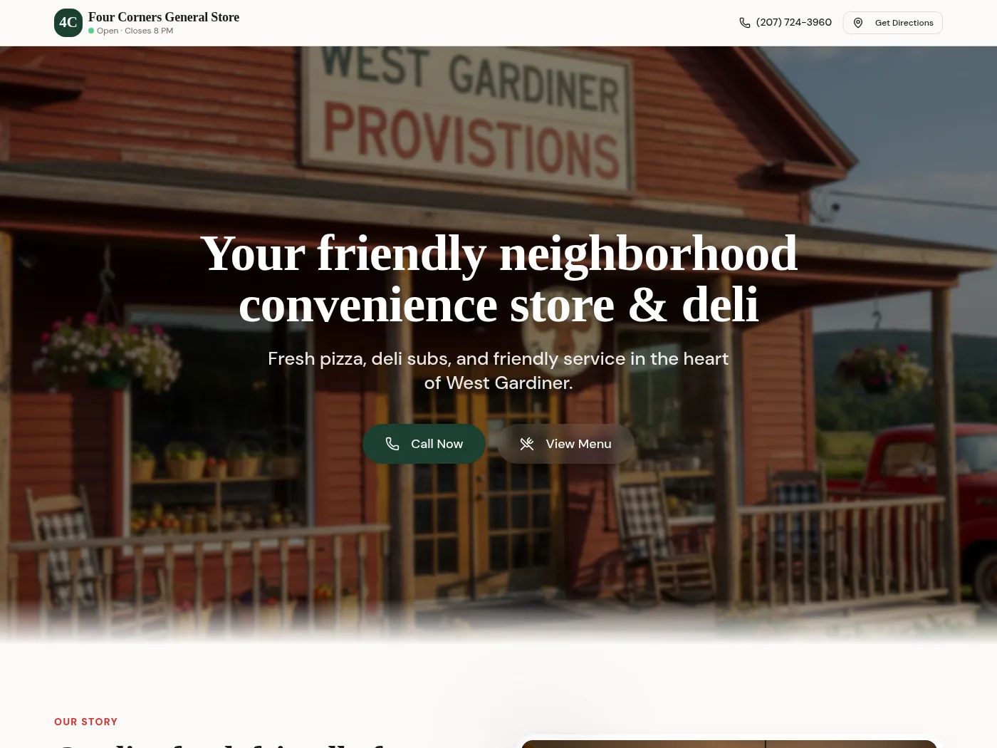 Four Corners Store Site