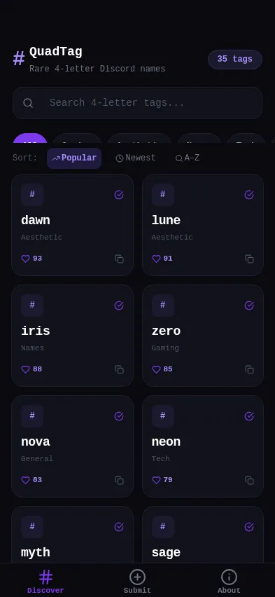 QuadTag Discord Finder