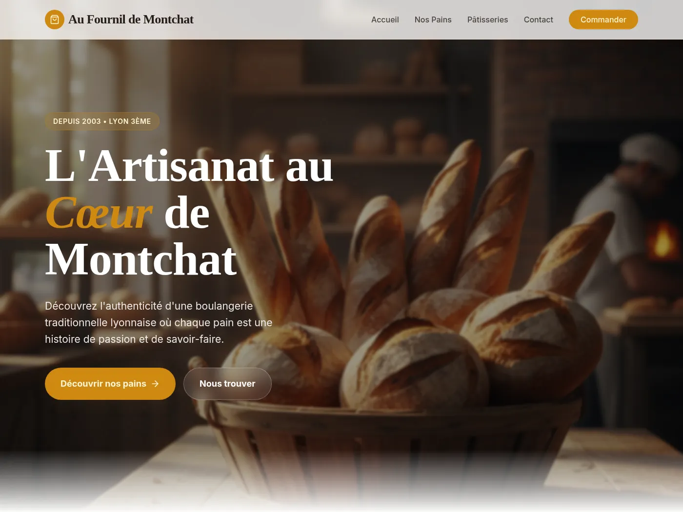 Fournil Montchat Website