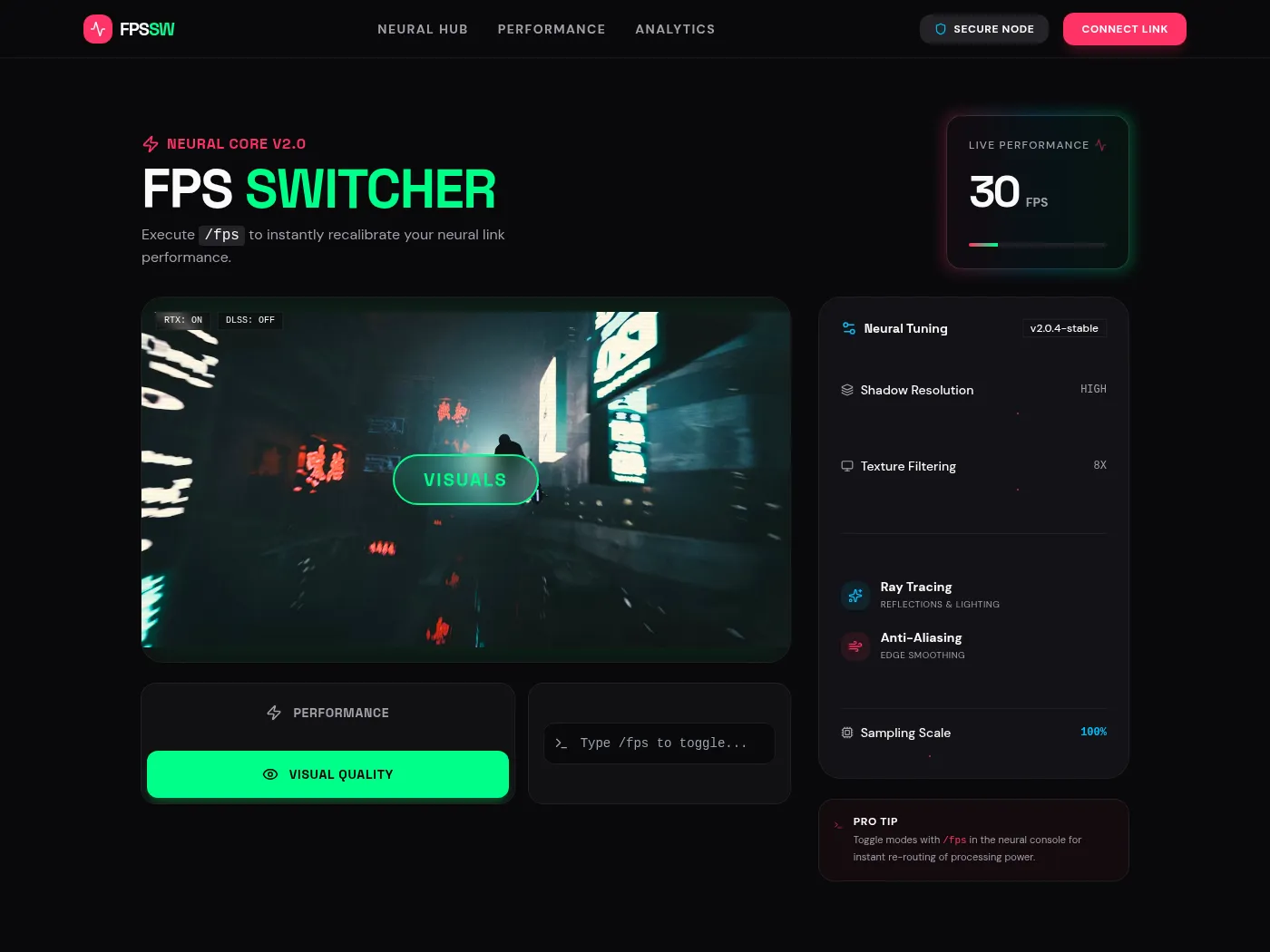 FPS Graphics Switcher