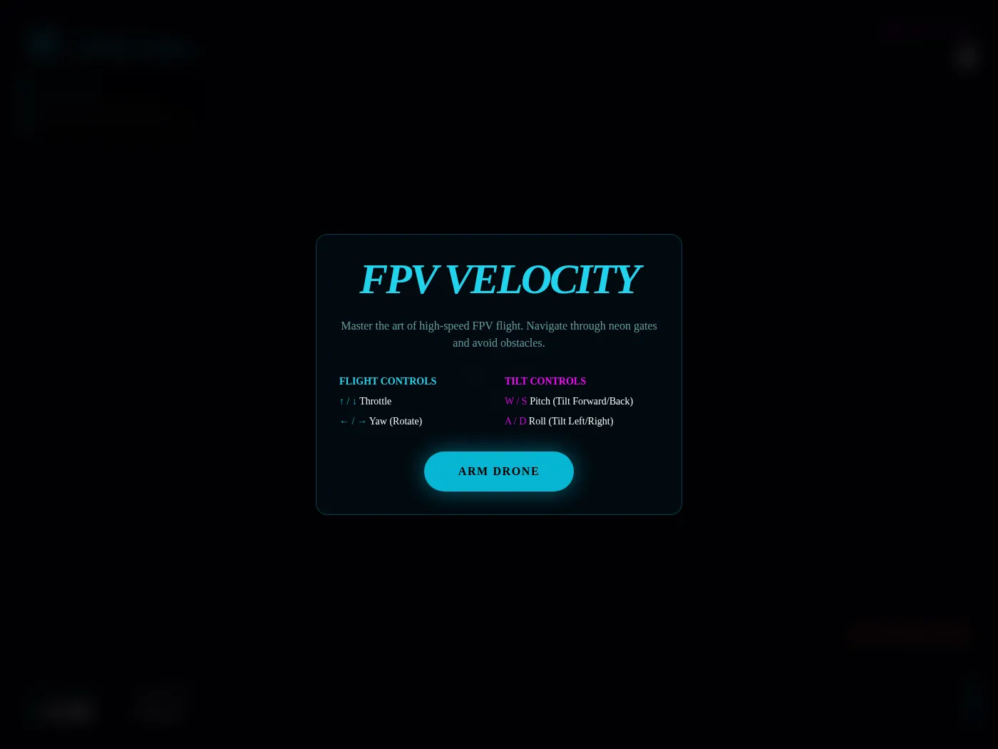 Drone FPV Arrow Game
