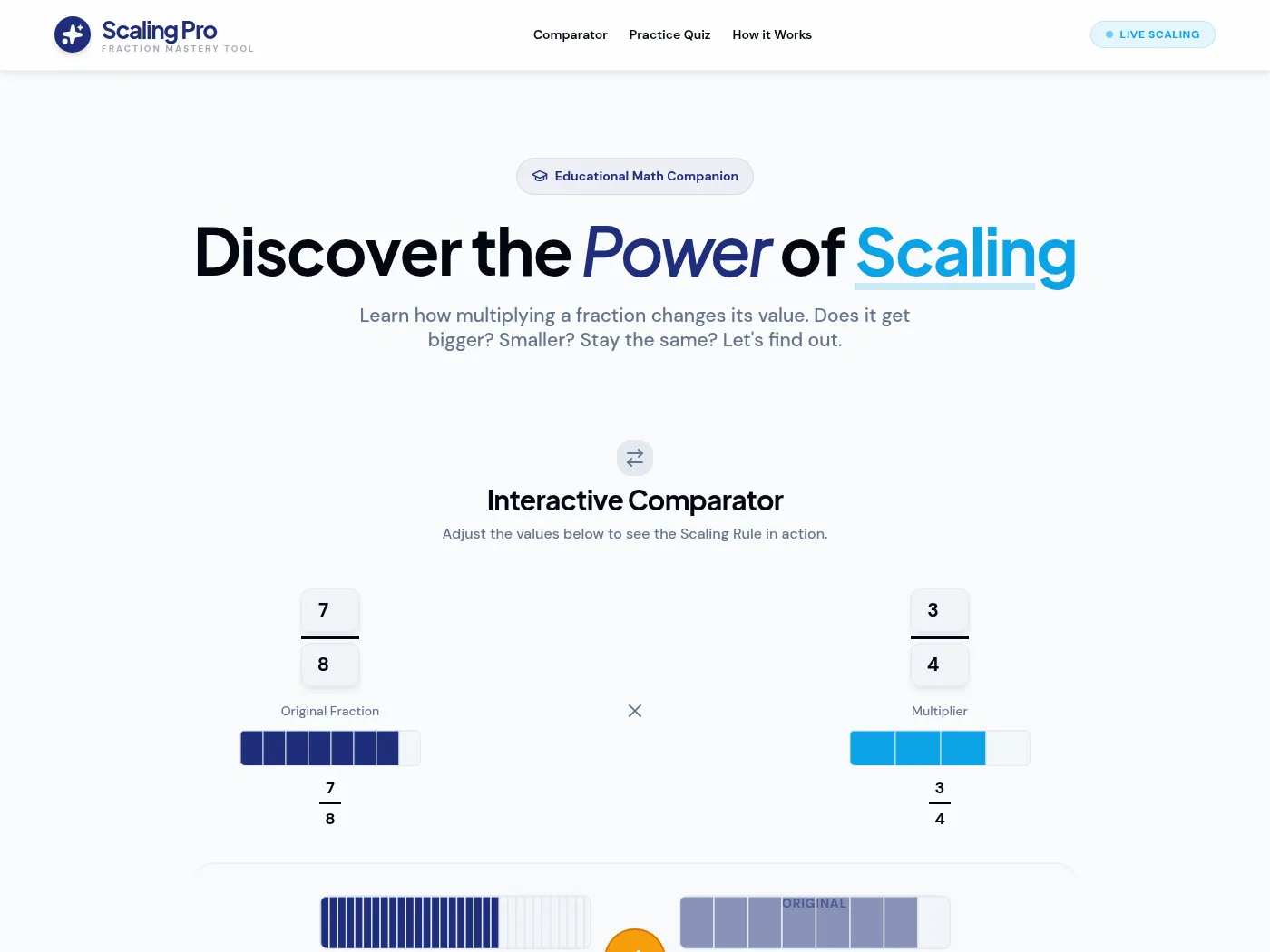 Fraction Comparator