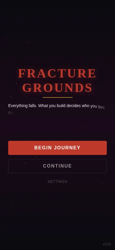 Fracture Grounds RPG