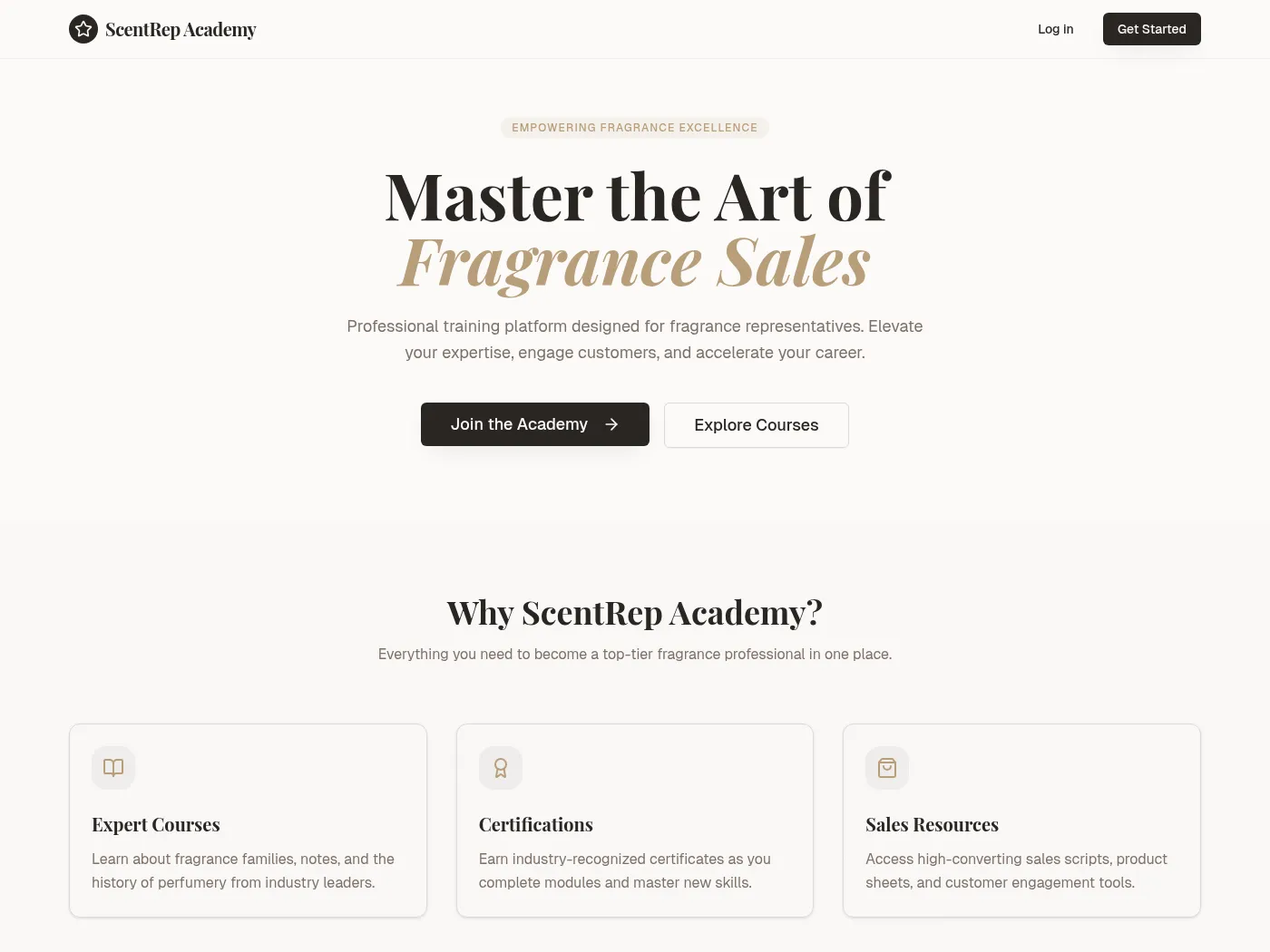 ScentRep Academy