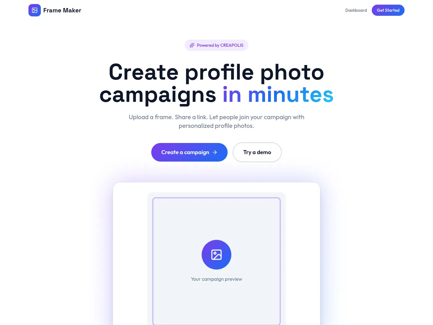Frame Maker Platform