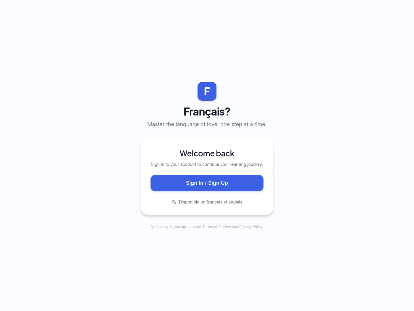 Français?