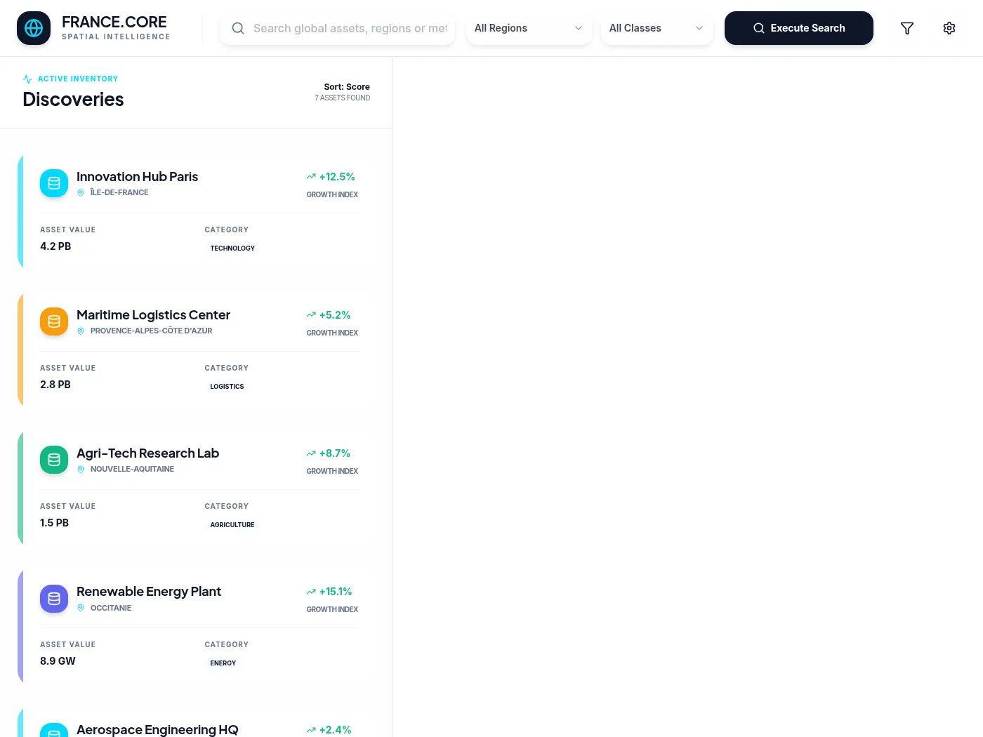 France Data Explorer UI