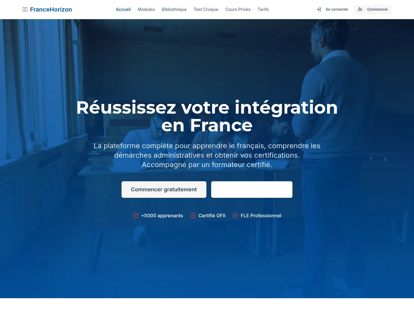 FranceHorizon Learning Hub