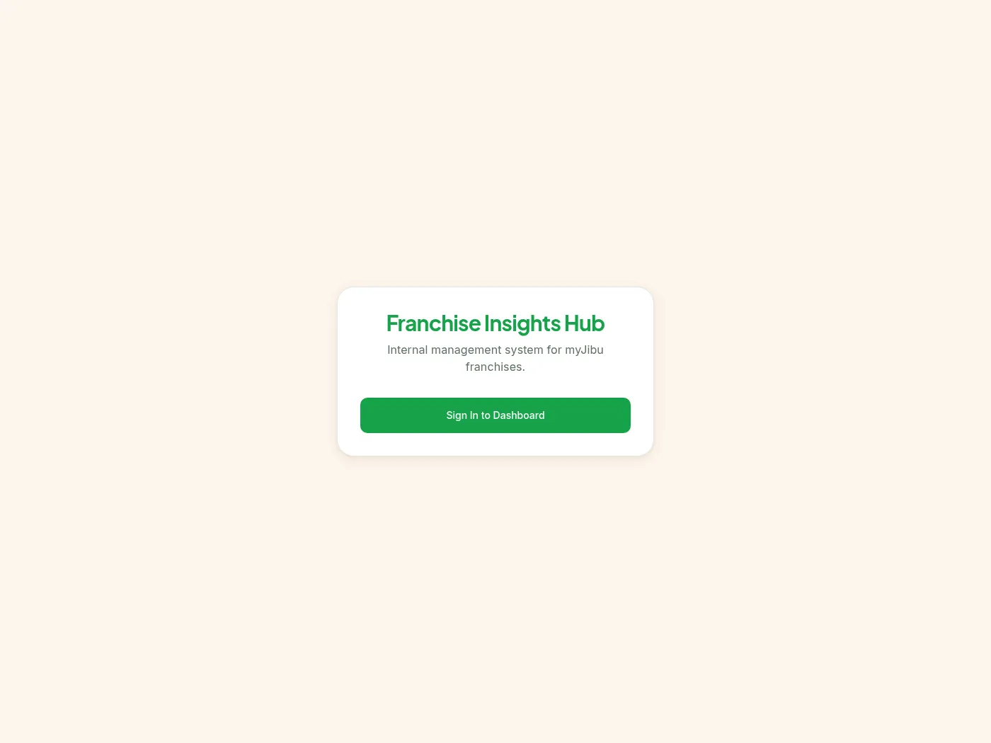Franchise Insights Hub