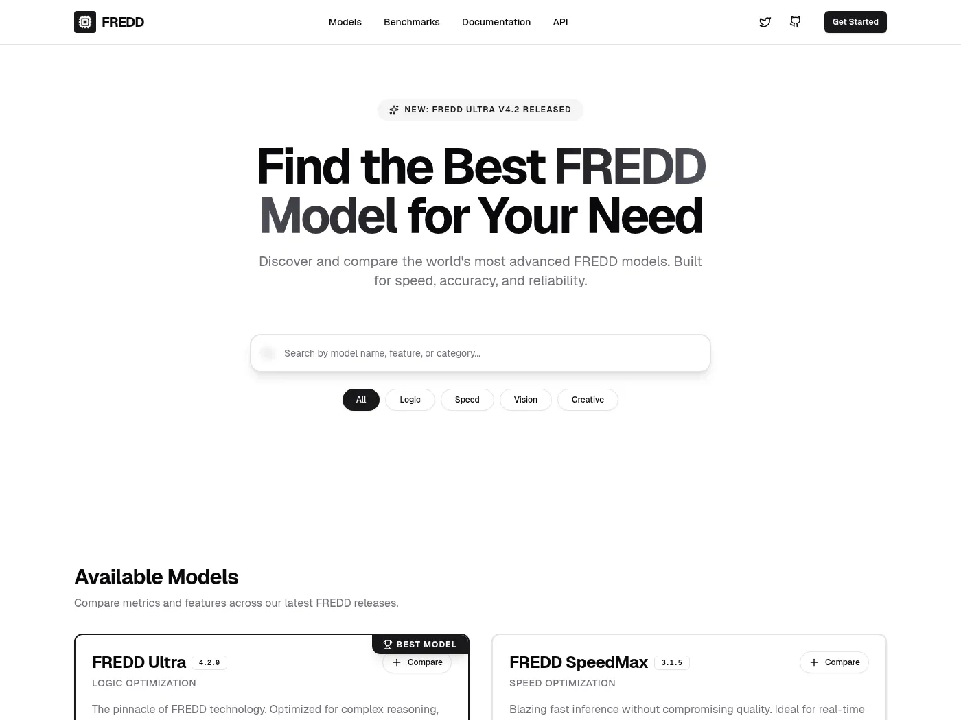 FREDD Model Finder