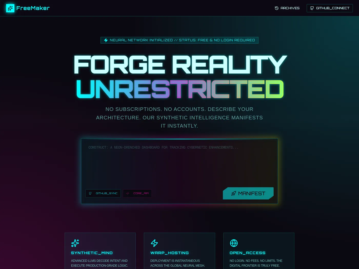 Free AI App Maker
