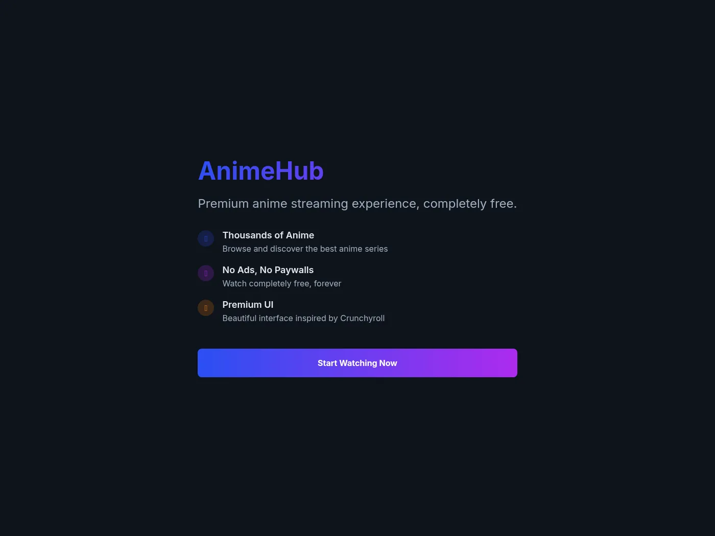 Free Anime Streamer