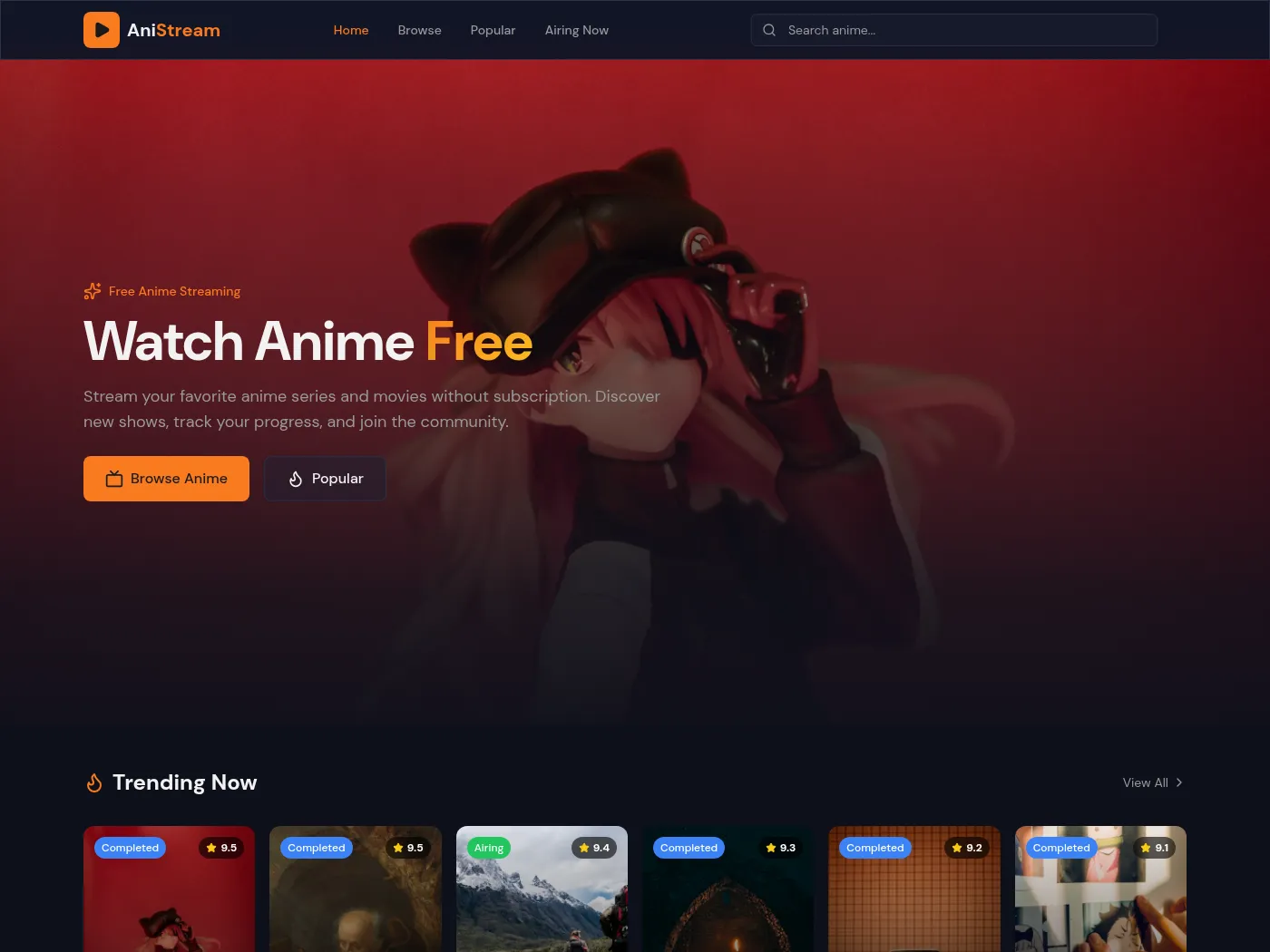 Free Anime Streamer