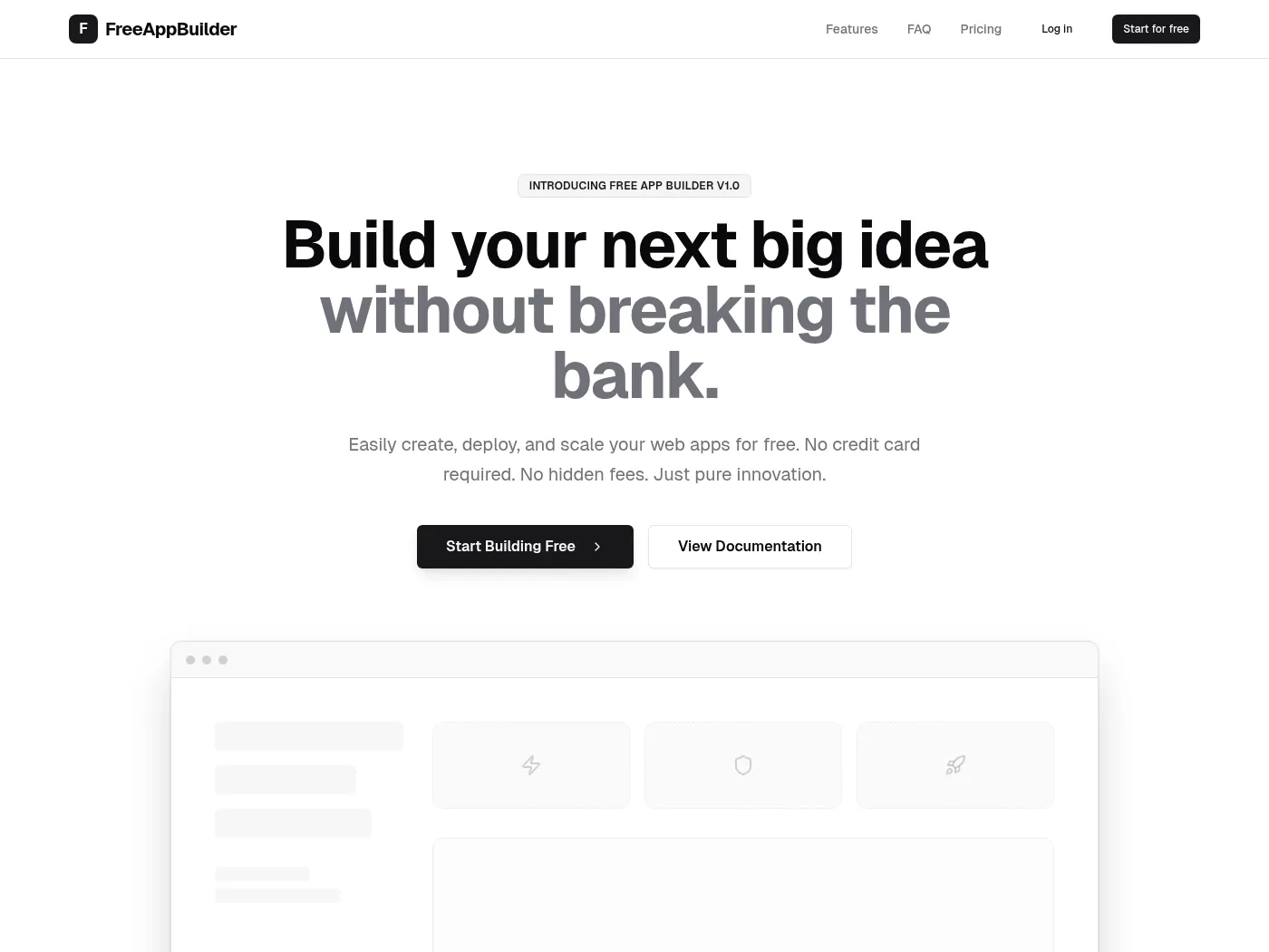Free App Builder