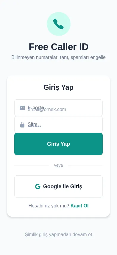 Free GetContact Clone