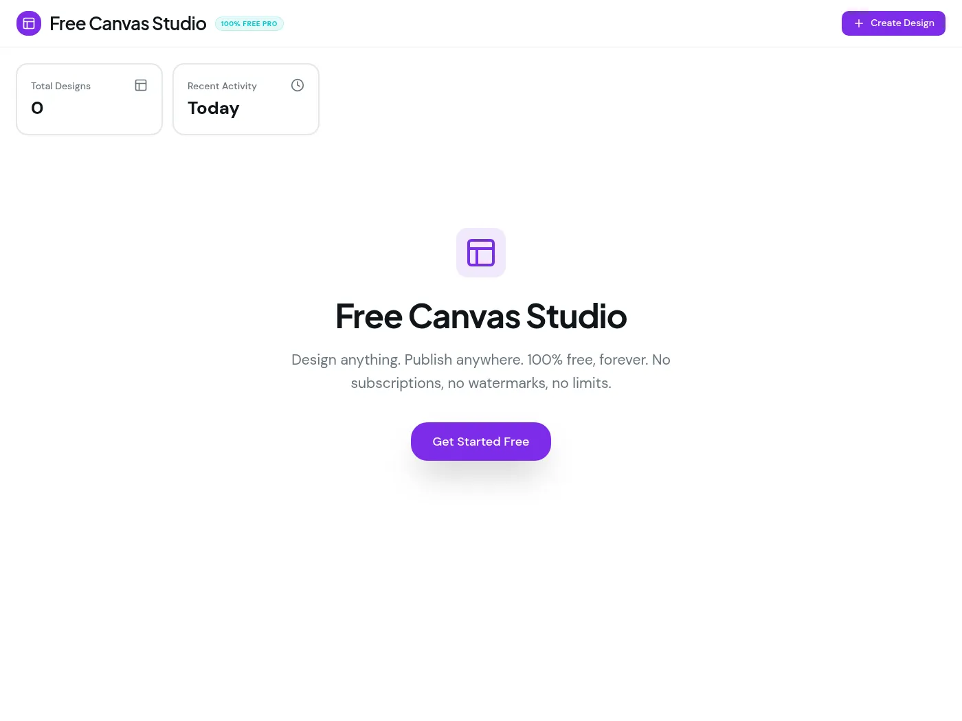 Free Canvas Studio