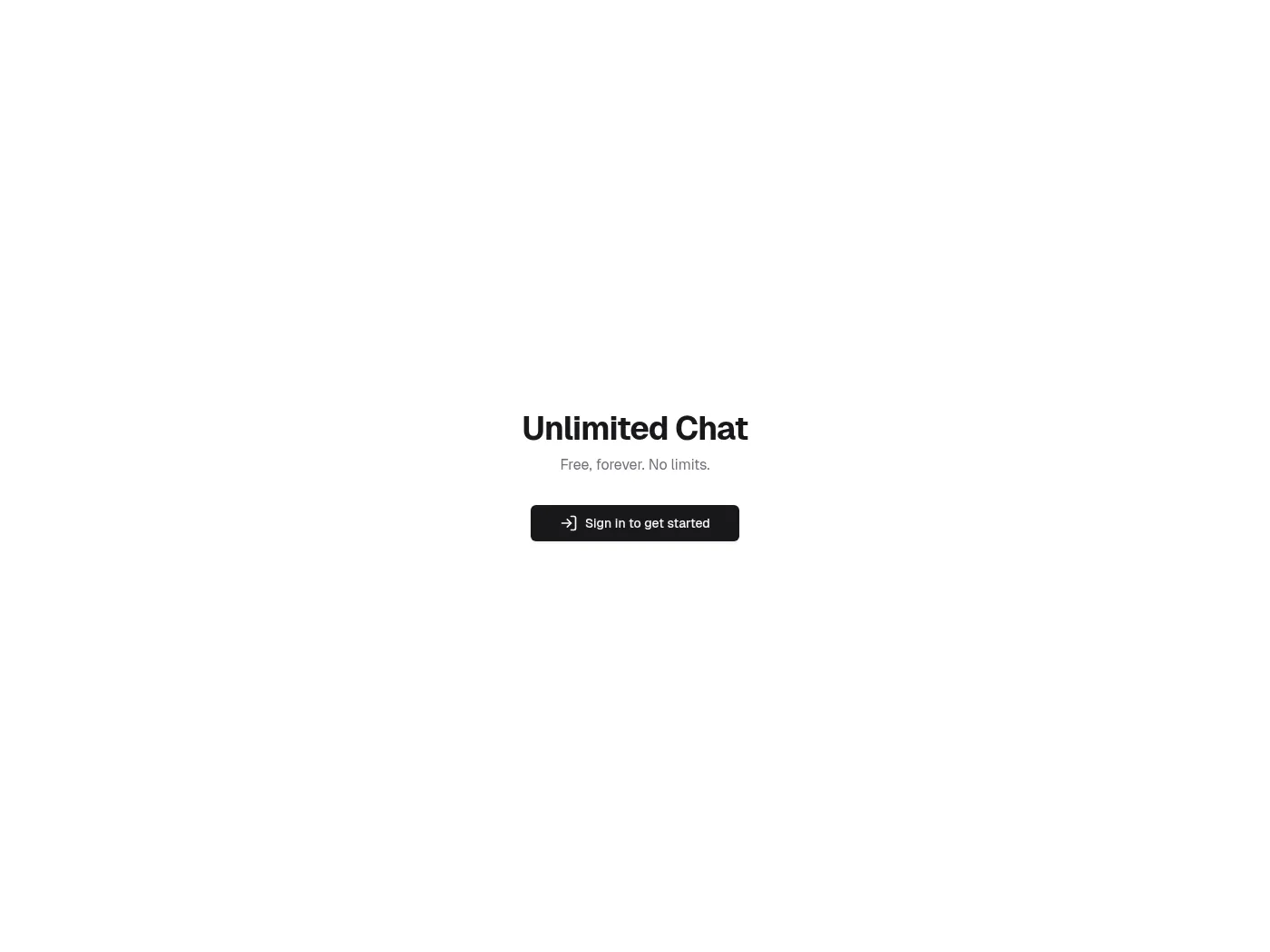 Unlimited ChatGPT Clone
