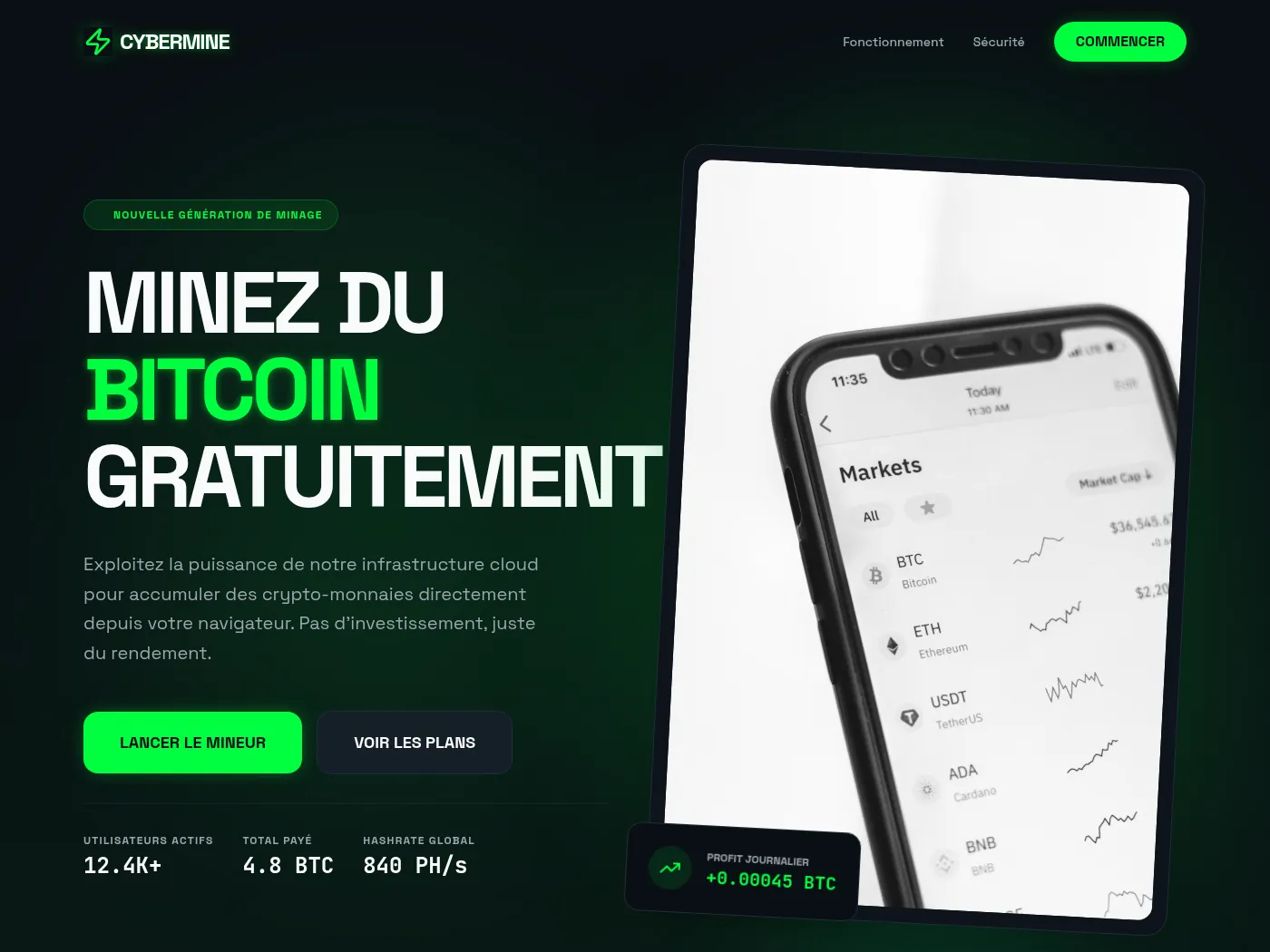 Free Crypto Miner App