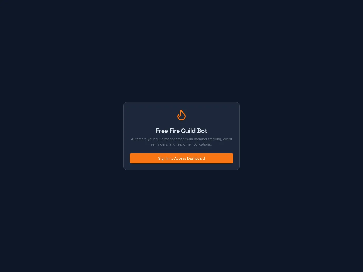Free Fire Guild Bot