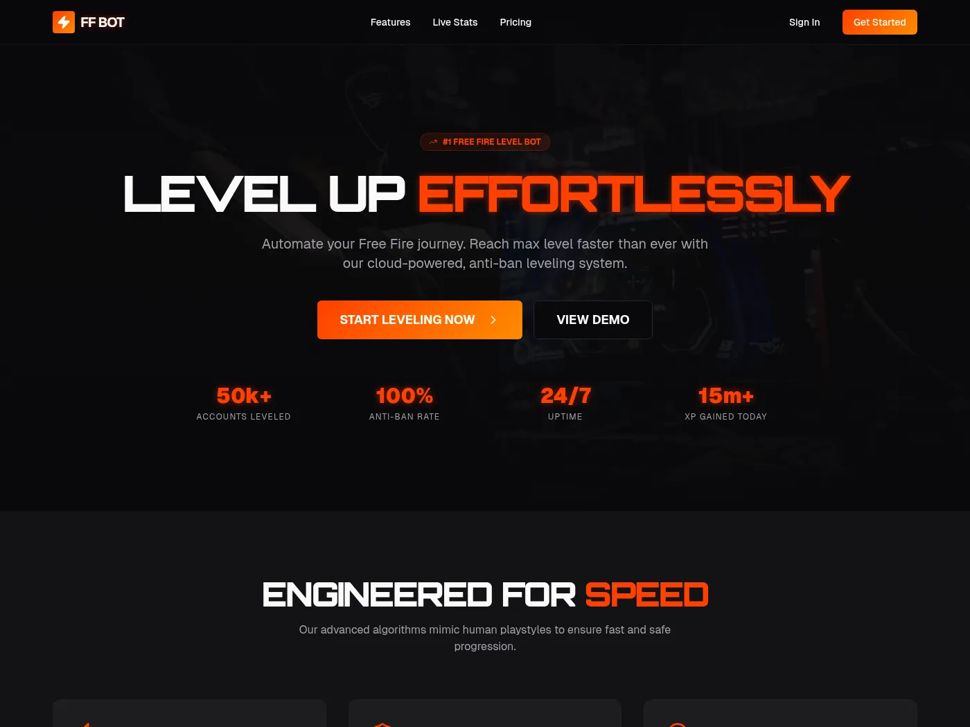 Free Fire Level Up Bot