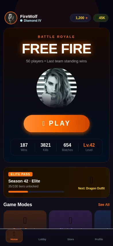 Free Fire Clone