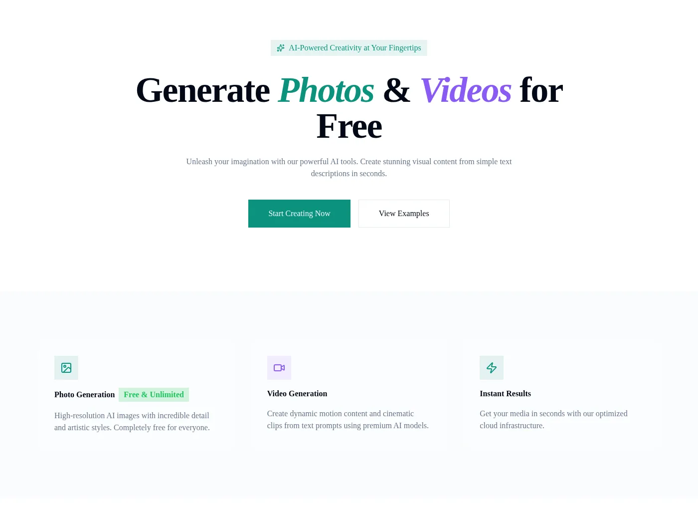 Free Media Generator