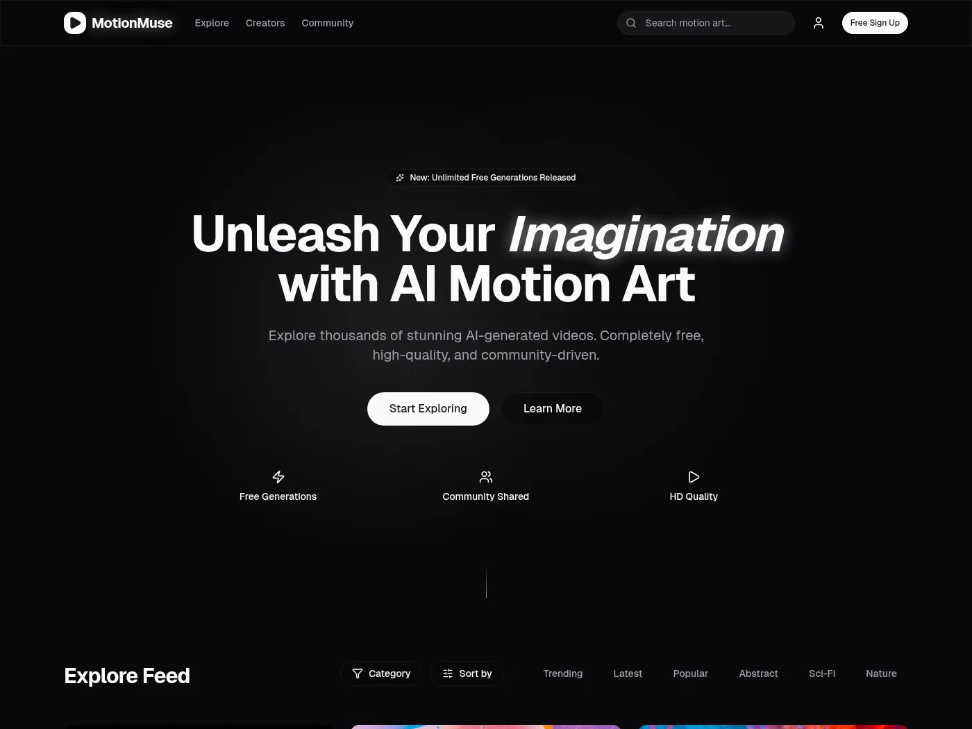 Free MotionMuse Explorer