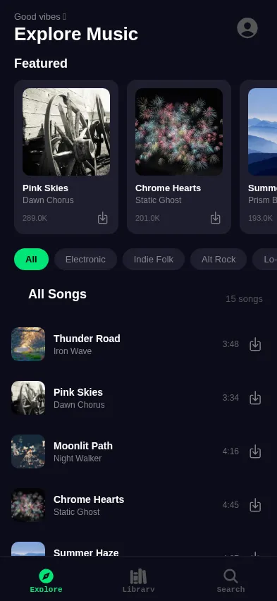 Free Offline Music App