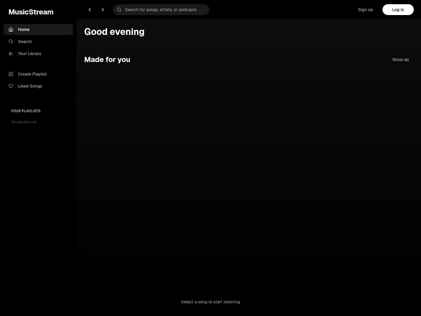 Free Music Streamer