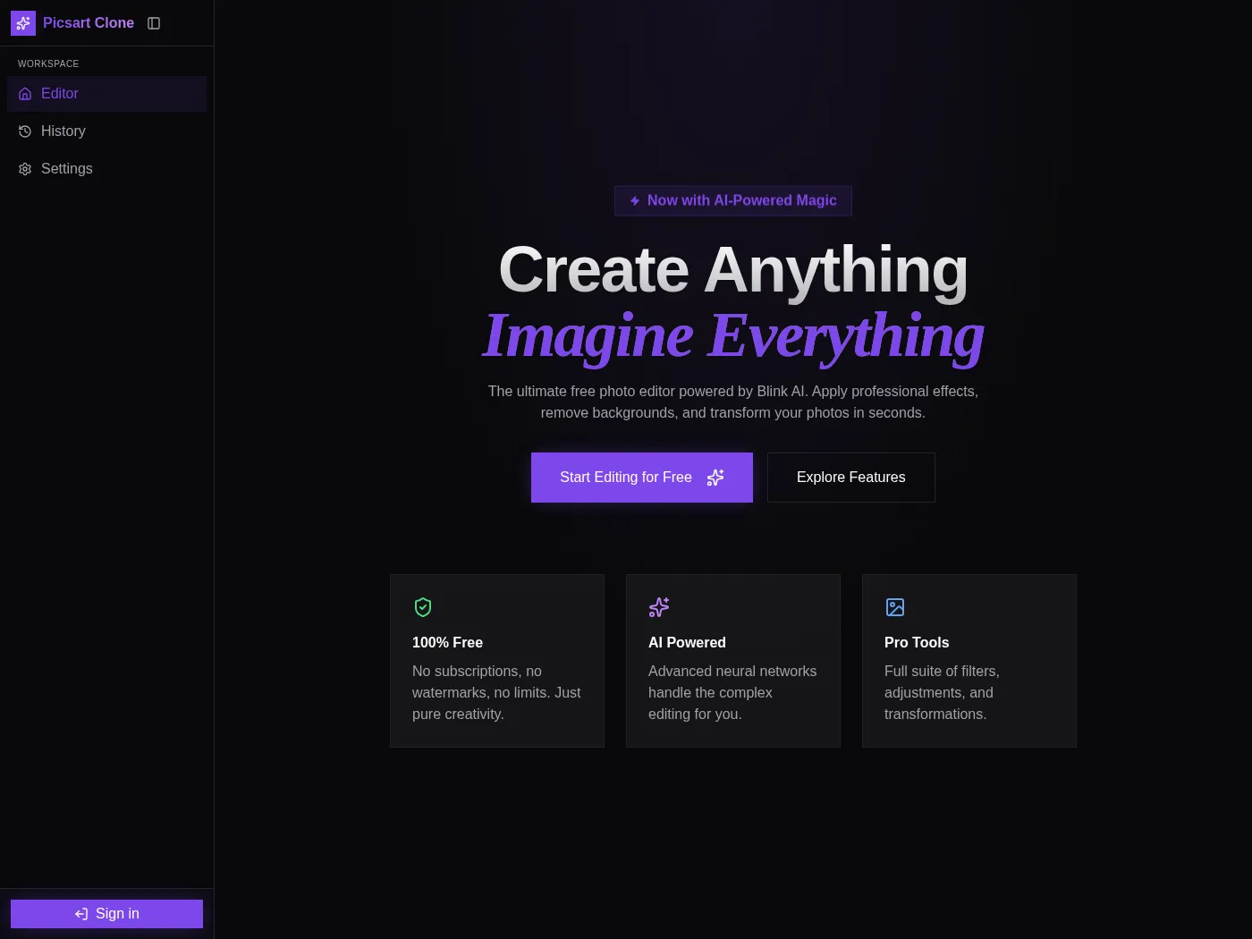 Picsart Free Clone