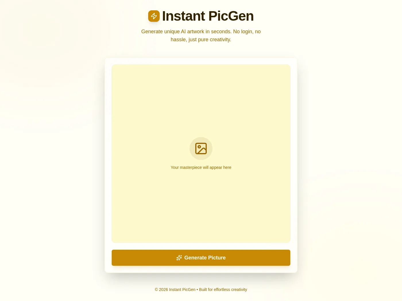 Instant PicGen