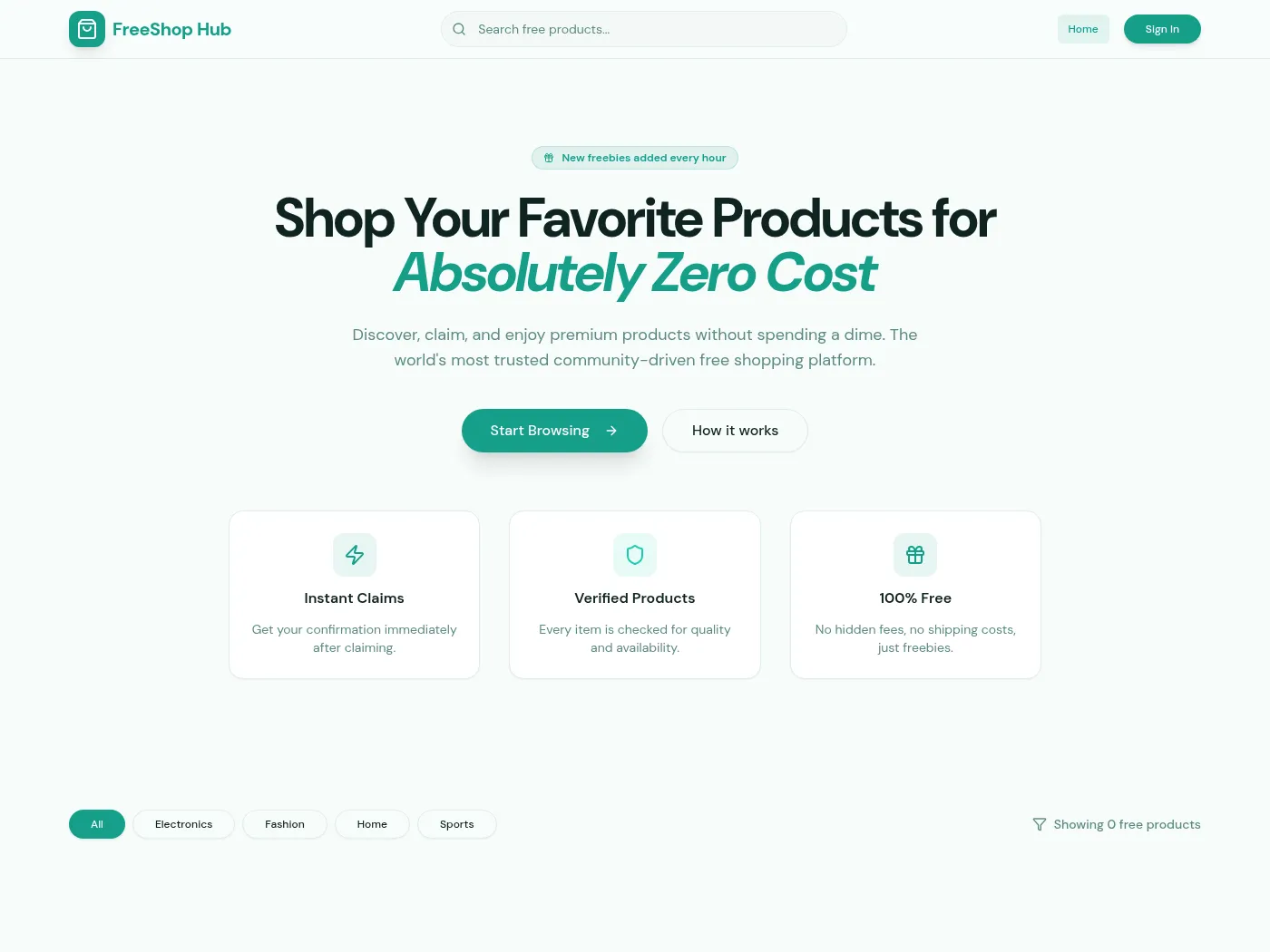 Free Shopping Hub