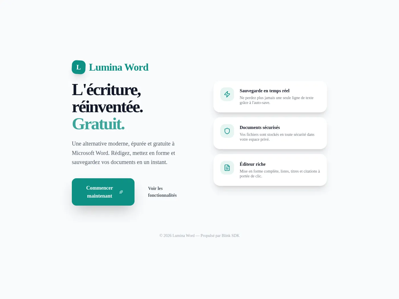 Free Word Processor