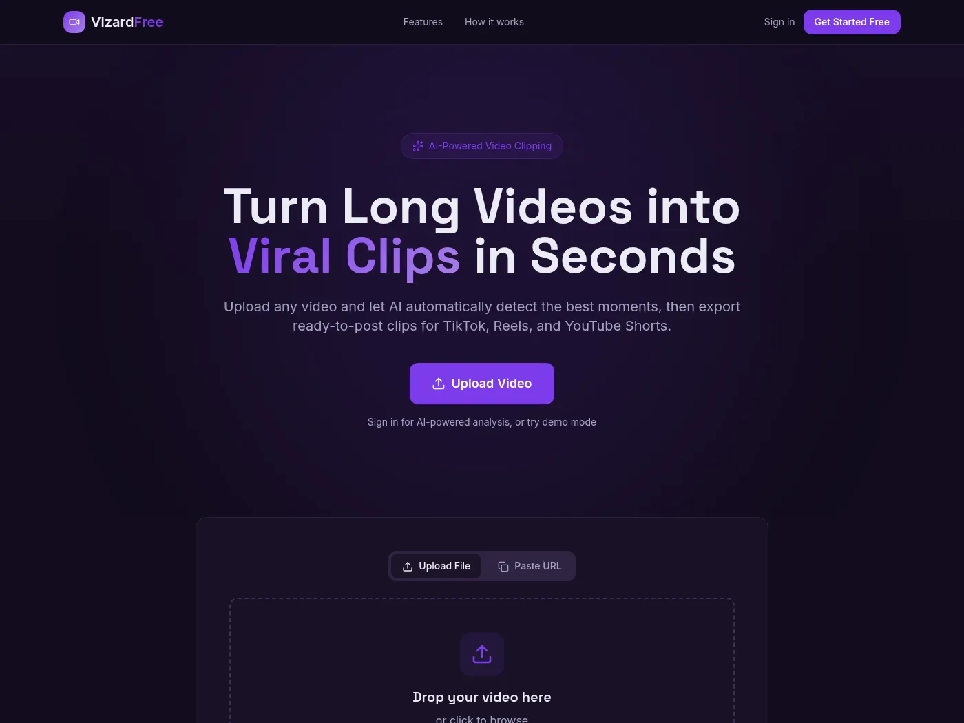 Free Vizard AI Clone