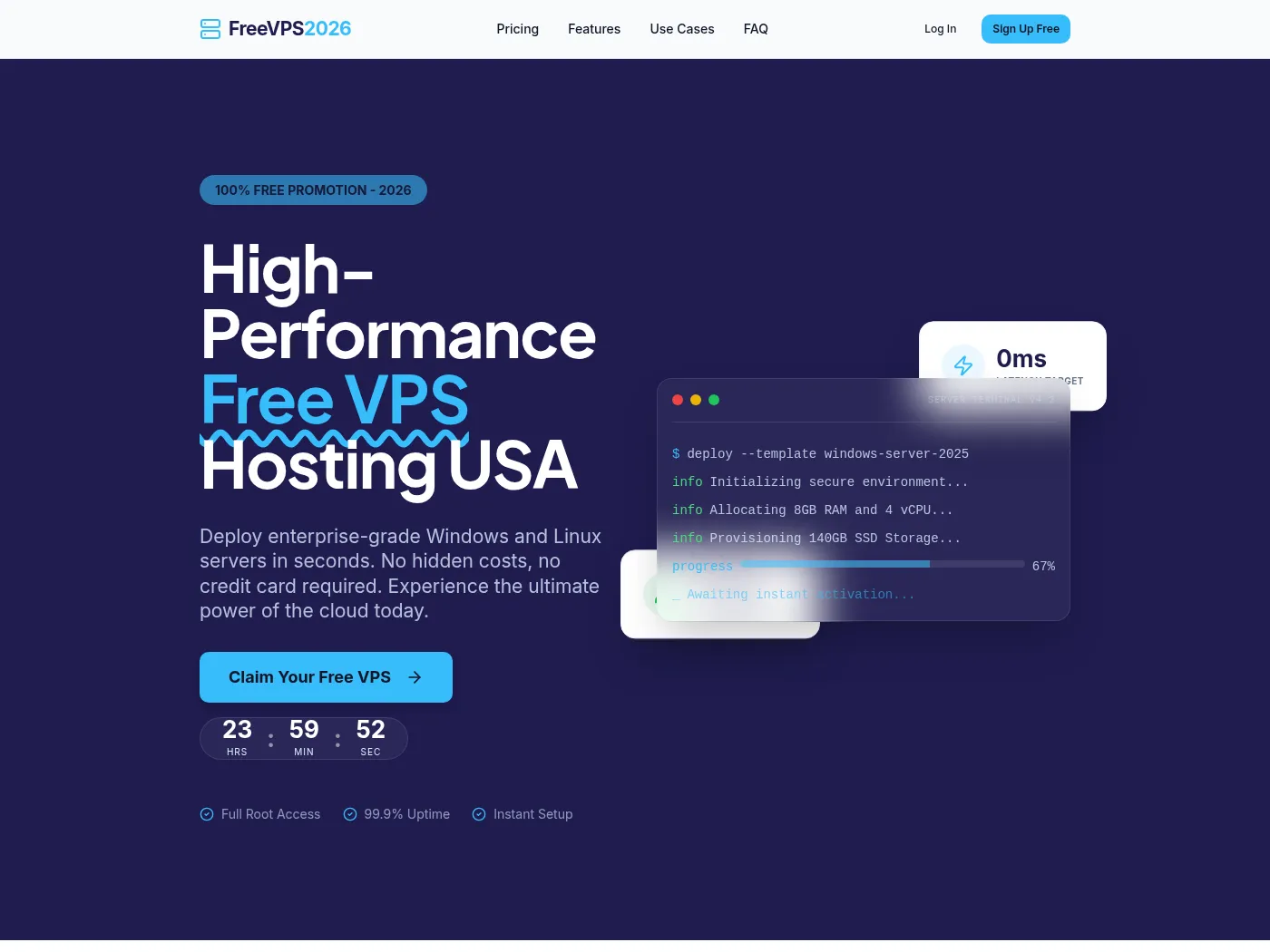 Free VPS Promo Clone