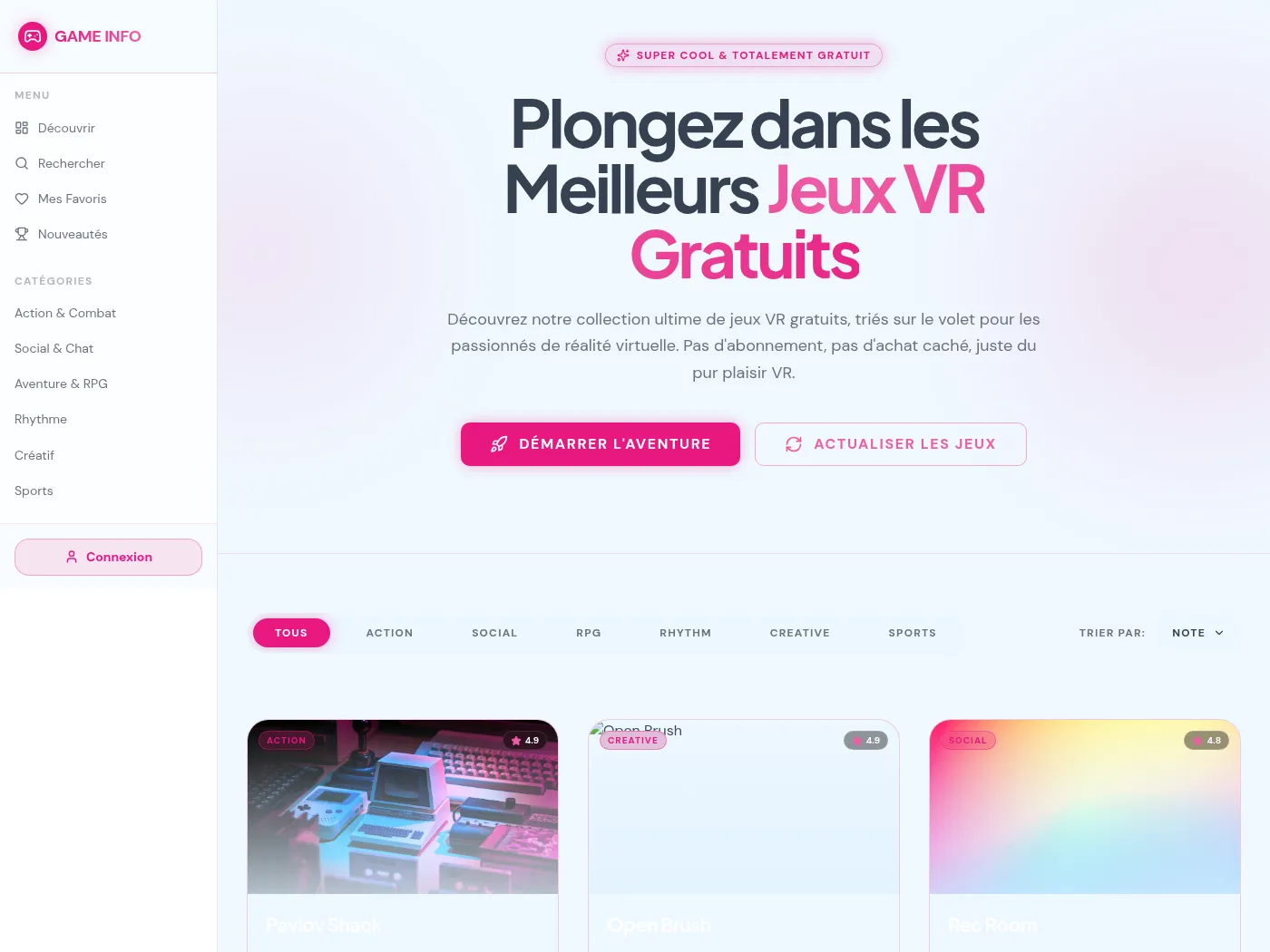 Cool Free VR Games