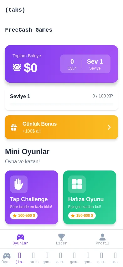 FreeCash Game App