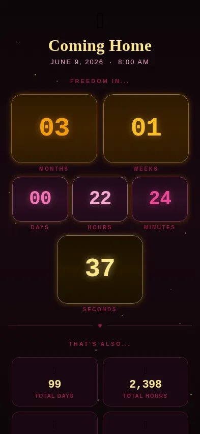 Freedom Countdown Widget