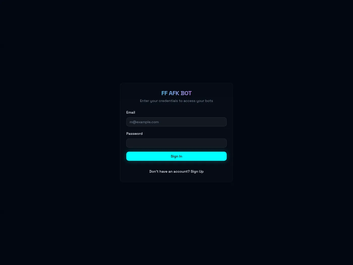 Free Fire AFK Bot