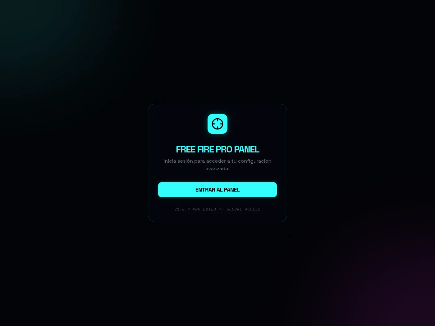 Free Fire Aim Panel