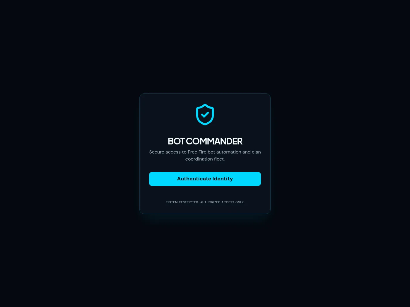 Free Fire Bot Commander