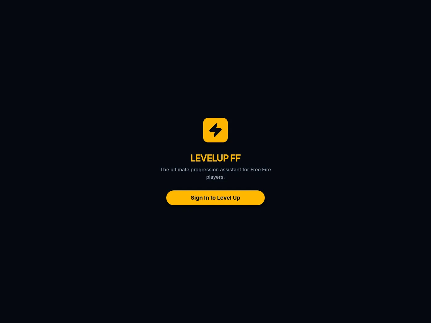 Free Fire LevelUp Bot