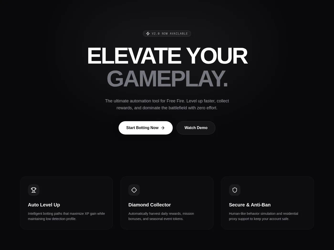 Free Fire Level Up Bot